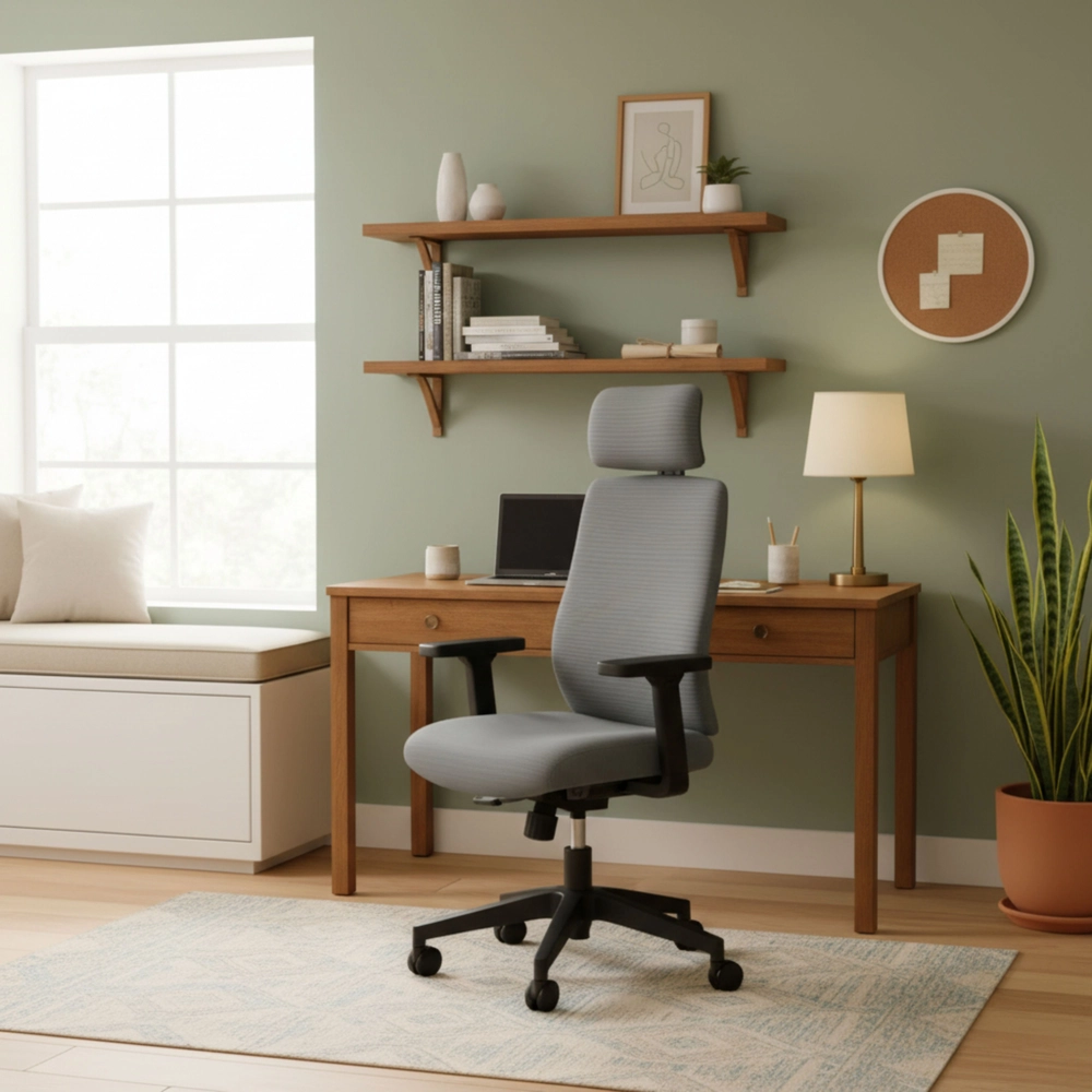 Nova Ergonomic Office Chair with Adjustable Headrest on Rent in ...