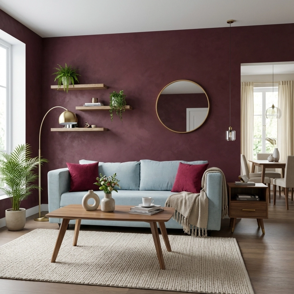 Felix 3 Seater Sofa (Mint Blue) on Rent in Pune | RentoMojo.com