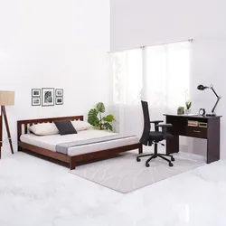 Double Bed with Study Table & Chair on Rent in Lucknow | RentoMojo.com