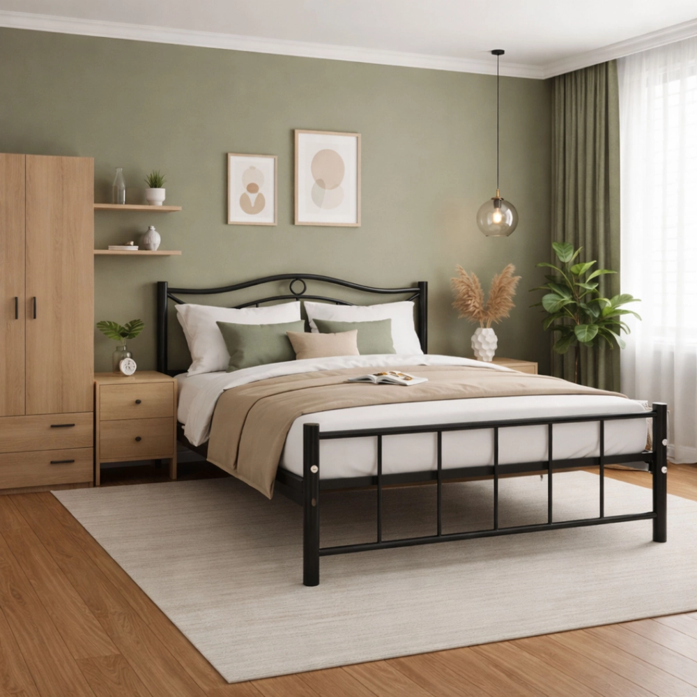 Napster Compact Queen Bed on Rent in Bangalore | RentoMojo.com